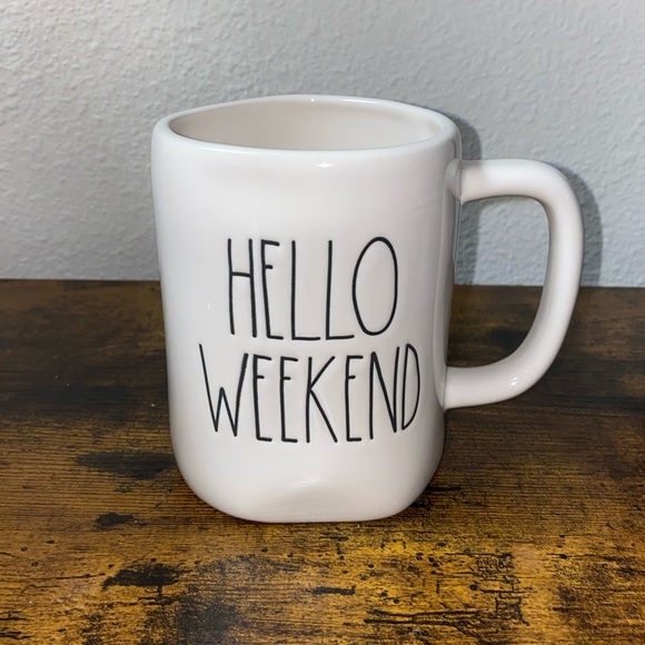 Rae Dunn | Kitchen | Rae Dunn Hello Weekend Mug | Poshmark